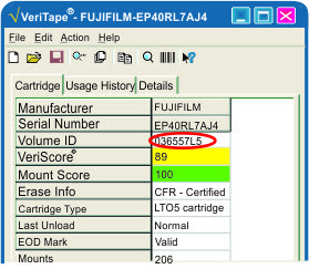 Secure erase of Data Cartridges - Ready for Use Service